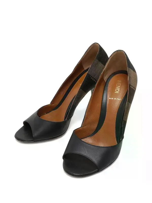 Fendi Peep-toe Heeled Pumps