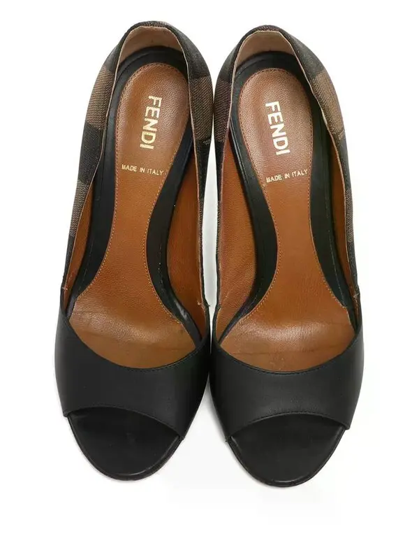 Fendi Peep-toe Heeled Pumps
