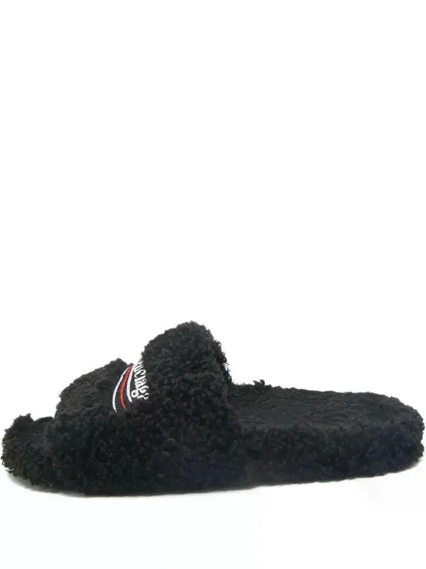 Balenciaga Furry Slippers