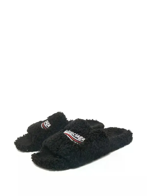 Balenciaga Furry Slippers