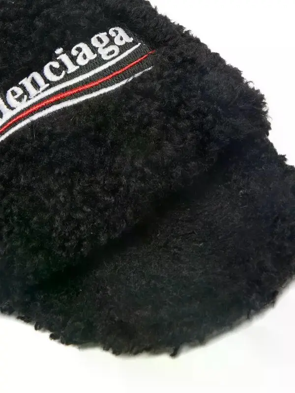 Balenciaga Furry Slippers