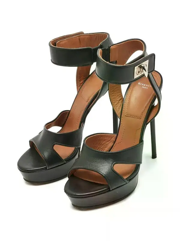 Givenchy Ankle-strap Leather Heeled Sandals