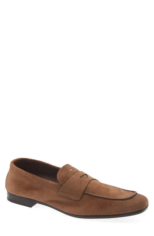 Prada Piped Loafer - Cacao