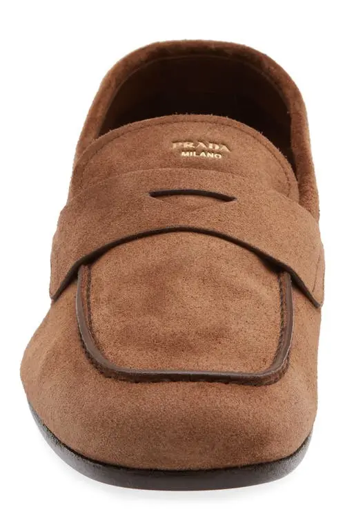 Prada Piped Loafer - Cacao