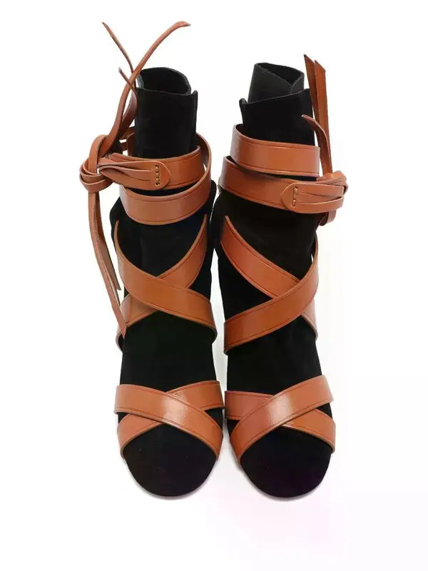 ISABEL MARANT VINTAGE Strappy Cone Heel Boots