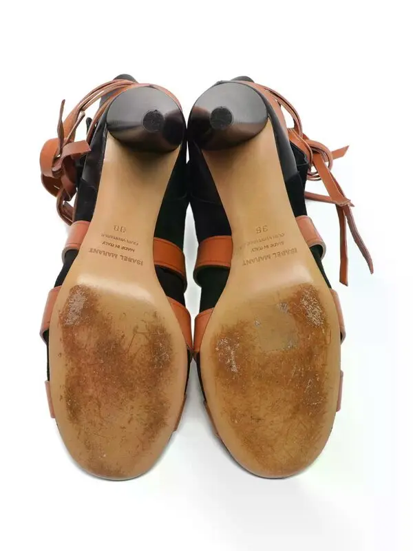ISABEL MARANT VINTAGE Strappy Cone Heel Boots