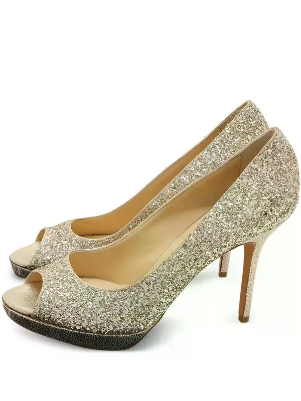 JIMMY CHOO Peep-toe Stiletto Pumps