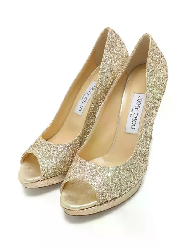 JIMMY CHOO Peep-toe Stiletto Pumps