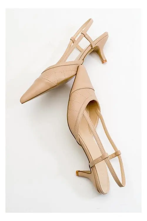 PROLOGUE SHOES Pointed Toe Slingback Pumps