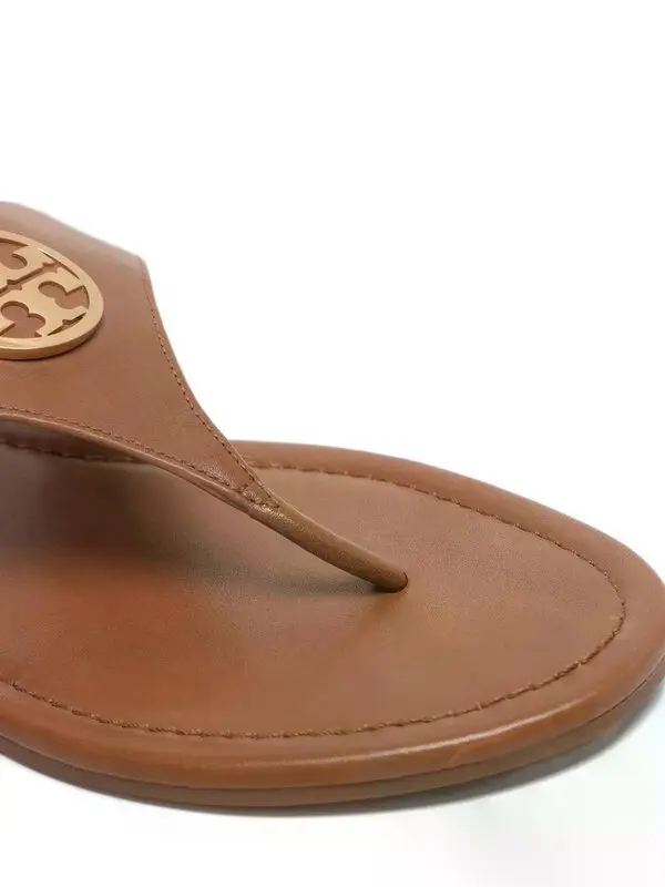 Tory Burch Benton Flat Sandals - Brown