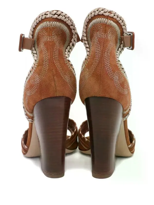 SERGIO ROSSI Ankle-strap Suede Pumps
