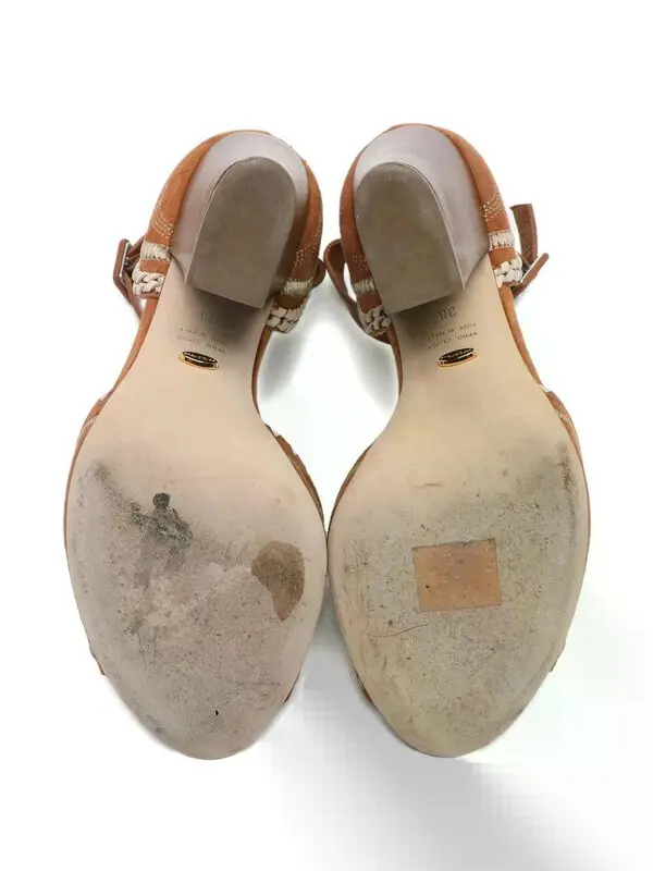SERGIO ROSSI Ankle-strap Suede Pumps