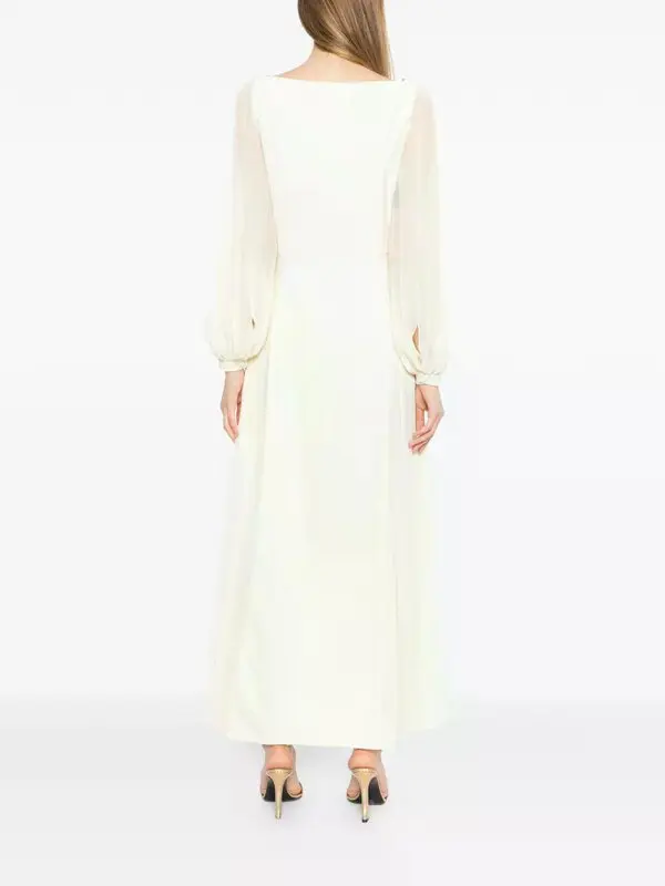 Versace Pleated Maxi Dress