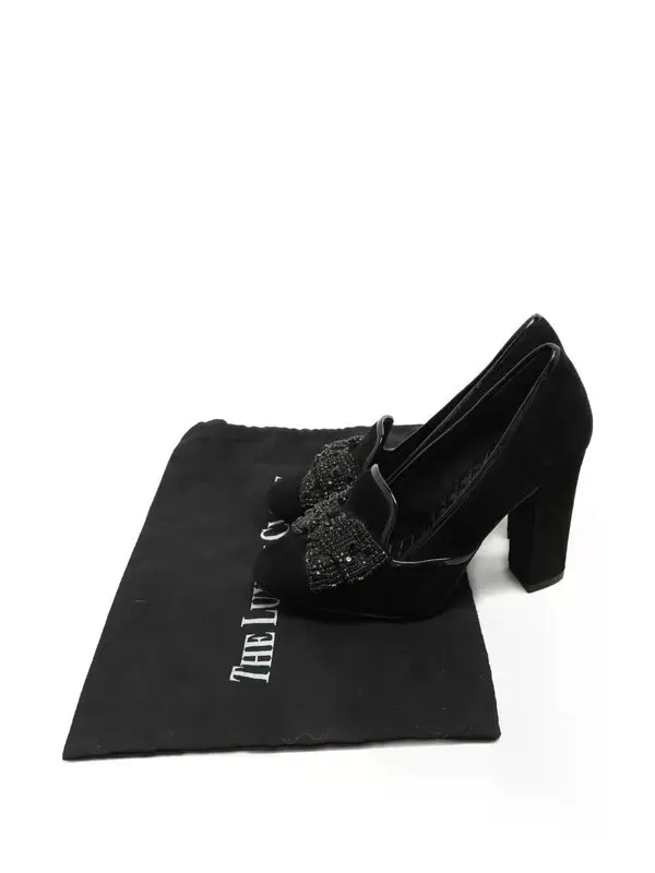 Tory Burch Carissa Bow Suede Pumps