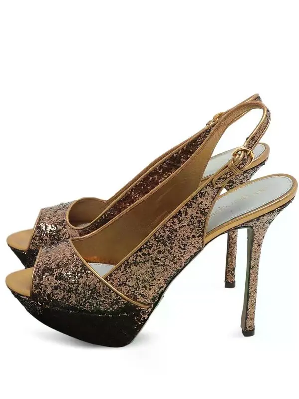 SERGIO ROSSI Slingback Platform Sandals