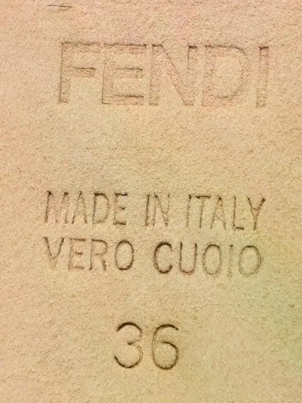 Fendi Mesh Embellished Sandals
