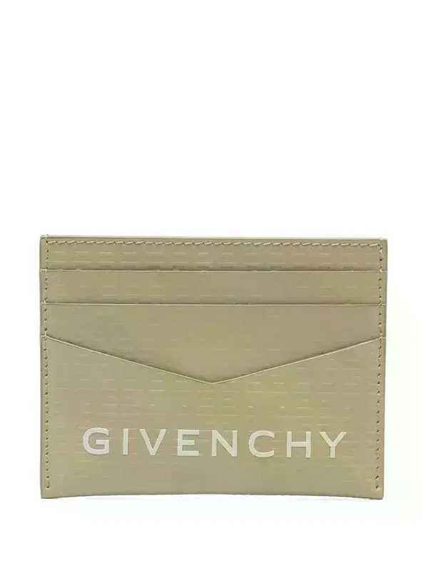 Givenchy 4g Leather Cardholder - Green