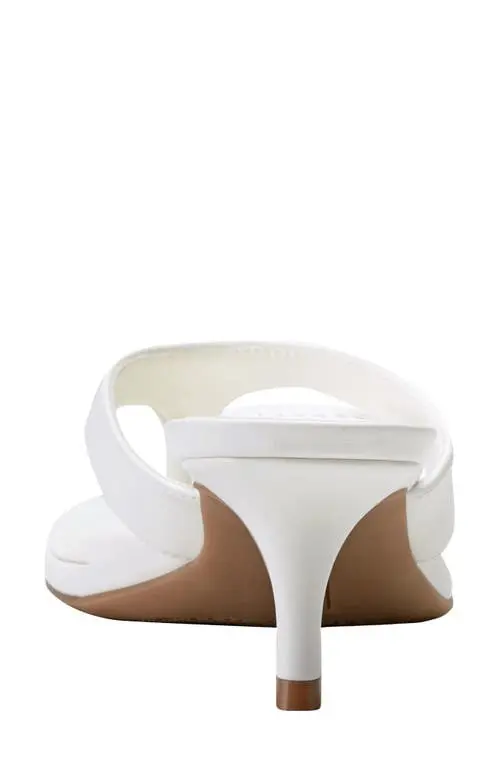 Bandolino Ammer Kitten Heel Flip Flop - White