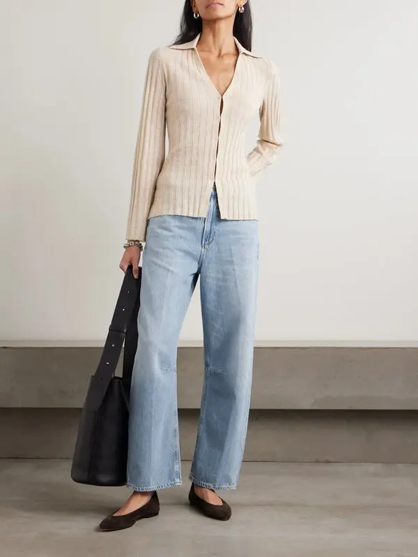 Citizens Of Humanity Miro Mid-rise Barrel-leg Jeans - Blue