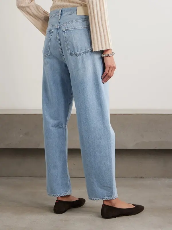 Citizens Of Humanity Miro Mid-rise Barrel-leg Jeans - Blue