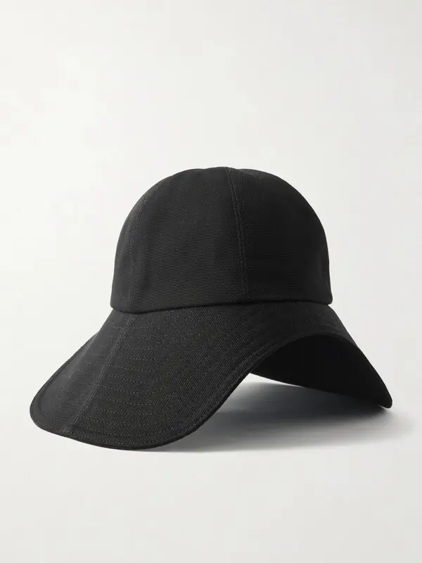 Loewe Cotton Canvas Five-panel Cap - Black