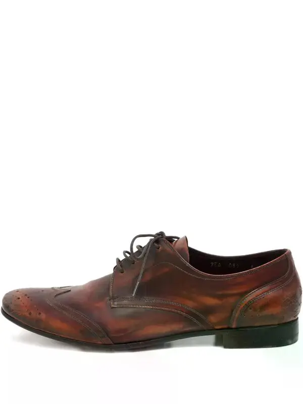 Prada Leather Oxford Shoes