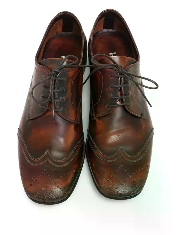 Prada Leather Oxford Shoes