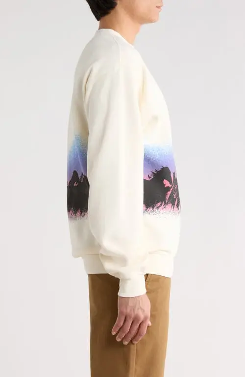 ONE OF THESE DAYS Driftin' Back Cotton Graphic Sweatshirt