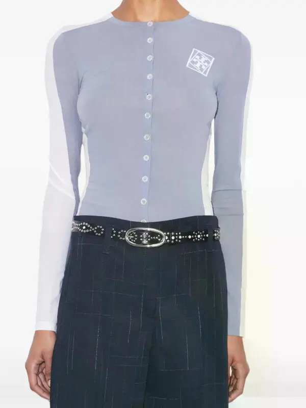 Tory Burch Pierced Studded Belt