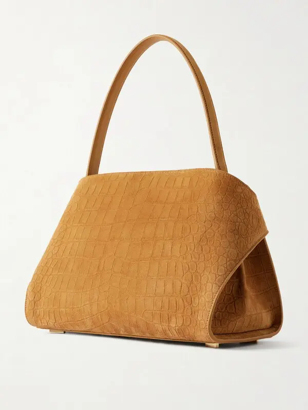FERRAGAMO Hug Small Embellished Tote - Brown