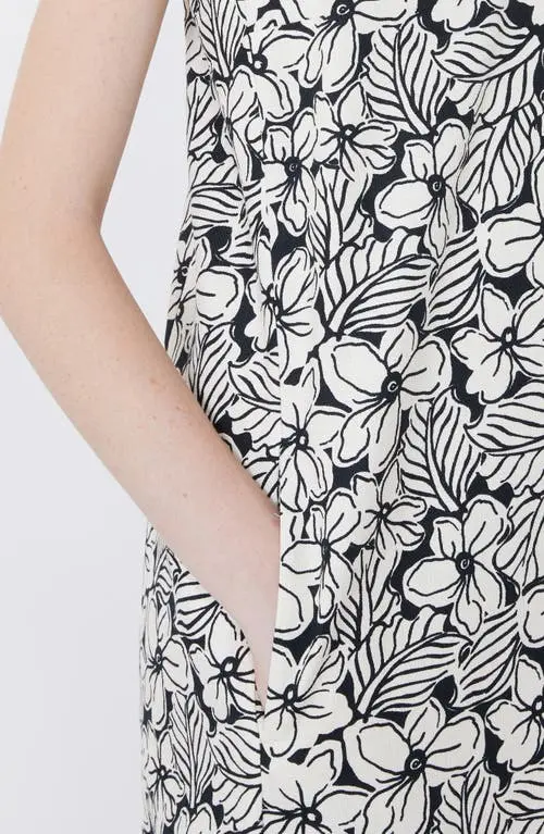 Max Mara Floral Cotton Shift Dress