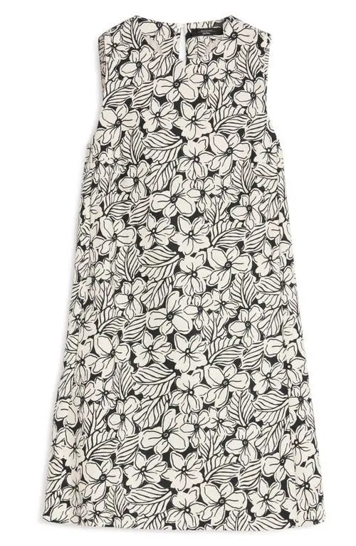 Max Mara Floral Cotton Shift Dress