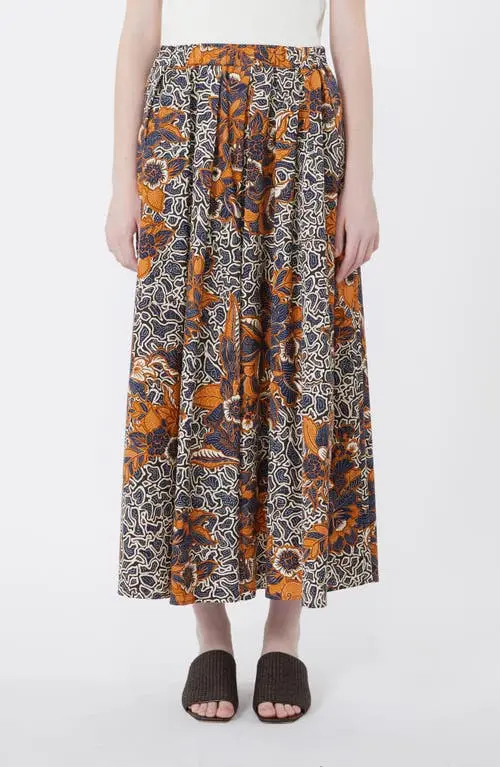 Max Mara Paisley Floral Cotton Skirt