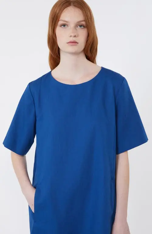Max Mara Aloa Cotton & Linen T-shirt Dress