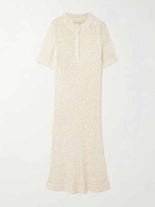 LIBEROWE Ollie Open-knit Maxi Dress