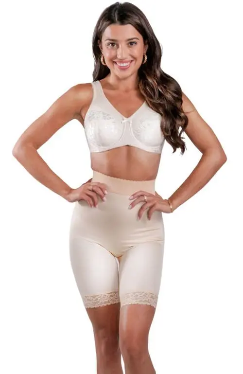 RAGO High-waist Mid-thigh Shaper - Beige