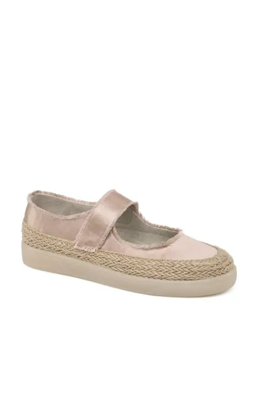 J/SLIDES NYC Horizon Mary Jane Espadrille Sneaker - Champagne