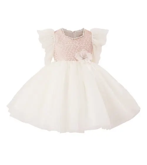 TULLEEN Lullaby Sequin Tulle Occasion Dress - Pink