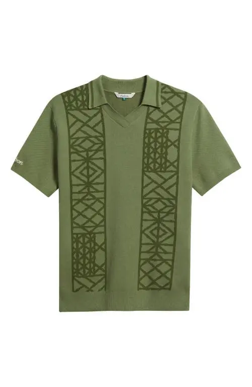 MALBON Habana Cotton Polo - Olivine