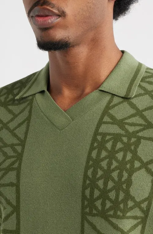 MALBON Habana Cotton Polo - Olivine
