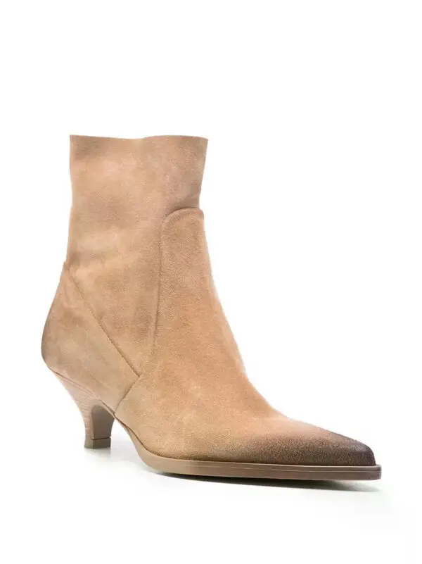 Elena Iachi Pointed-toe Boots - Neutrals