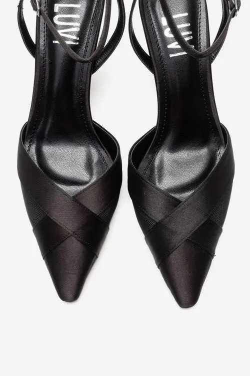 PROLOGUE SHOES Estela Stiletto Pump - Black