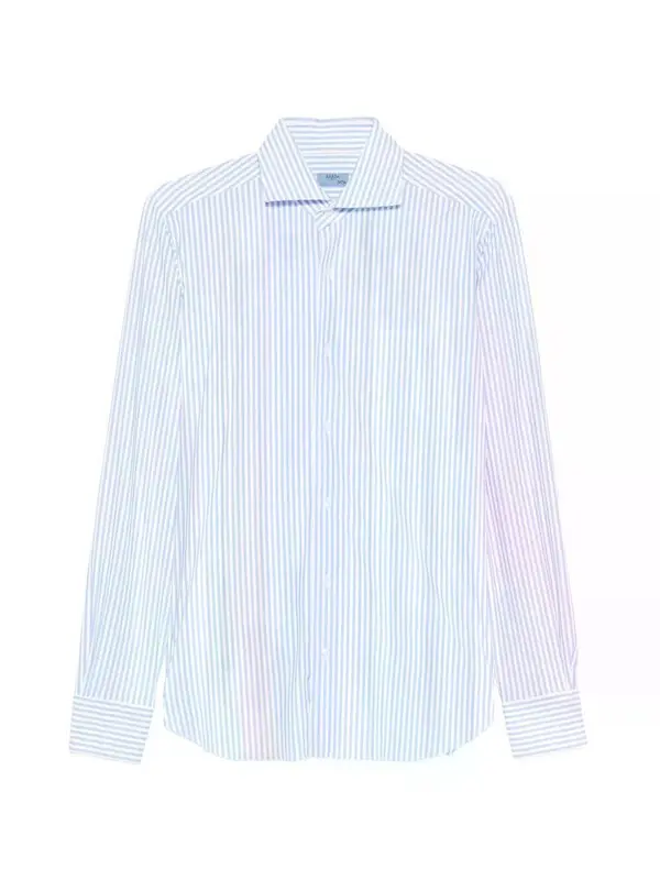 BARBA NAPOLI Striped Shirt - Blue