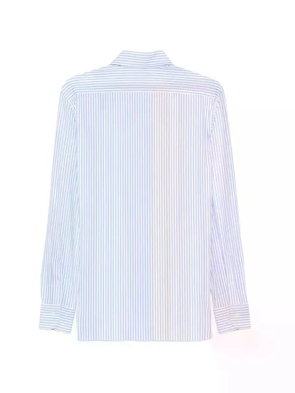 BARBA NAPOLI Striped Shirt - Blue