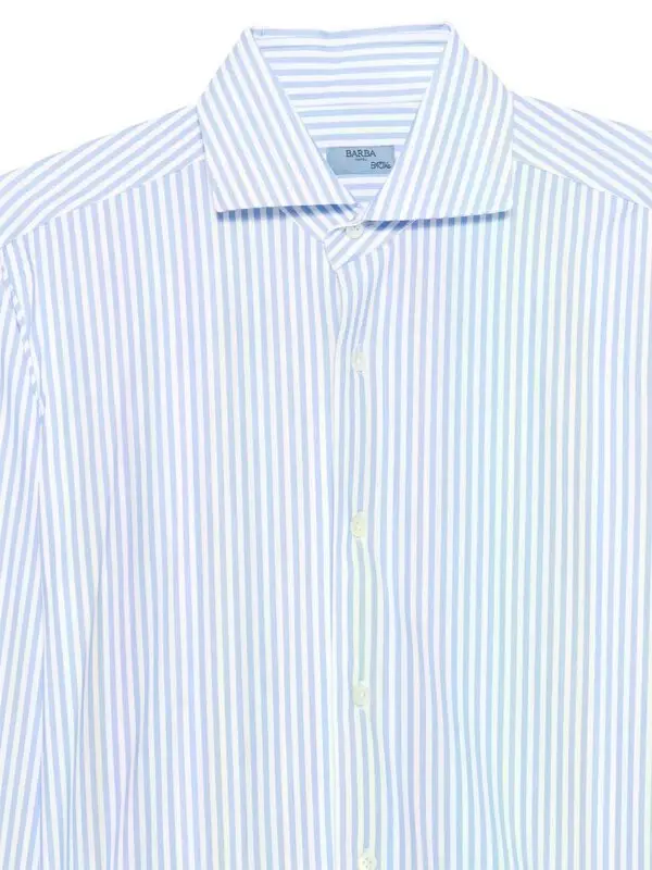BARBA NAPOLI Striped Shirt - Blue