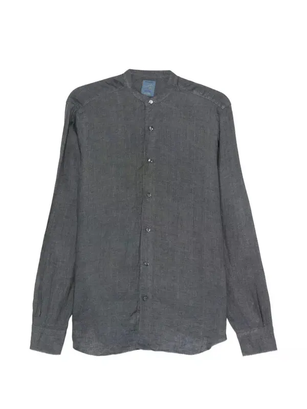 BARBA NAPOLI Grandad-collar Shirt