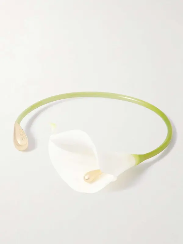 Cult Gaia Calla Vine Choker - White