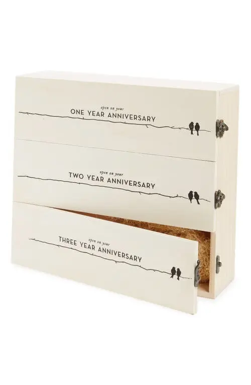 TRUE FABRICATIONS Anniversary Wine Box