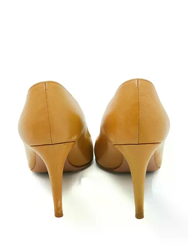 Prada 85mm Leather Heeled Pumps