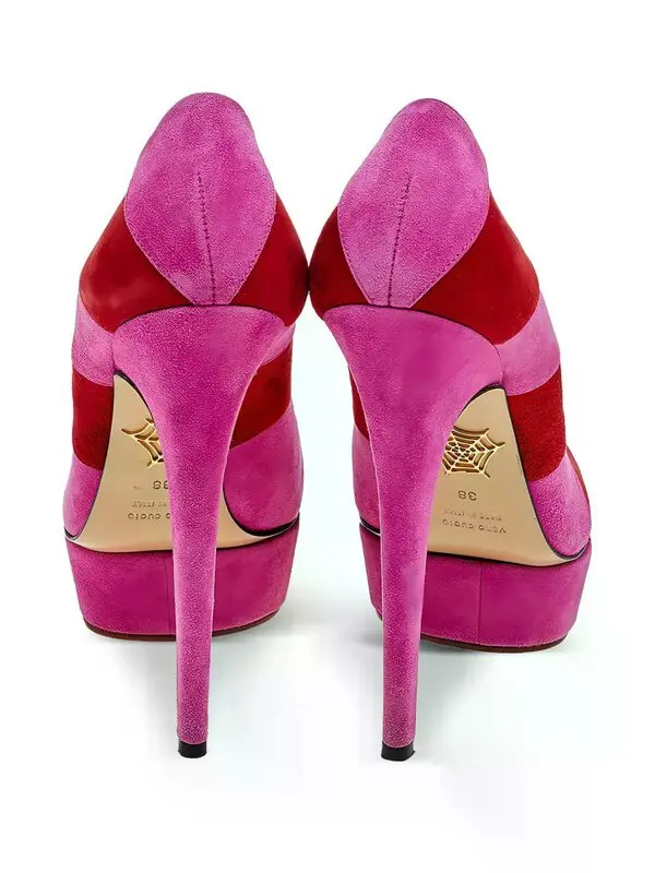 CHARLOTTE OLYMPIA 145mm Colour-block Platform Pumps